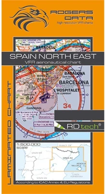 Rogers Data VFR charts Europe | Siebert Luftfahrtbedarf