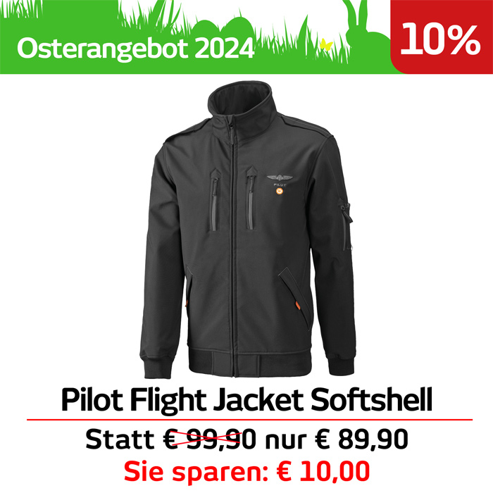 Pilot Flight Jacket Softshell | Siebert Luftfahrtbedarf