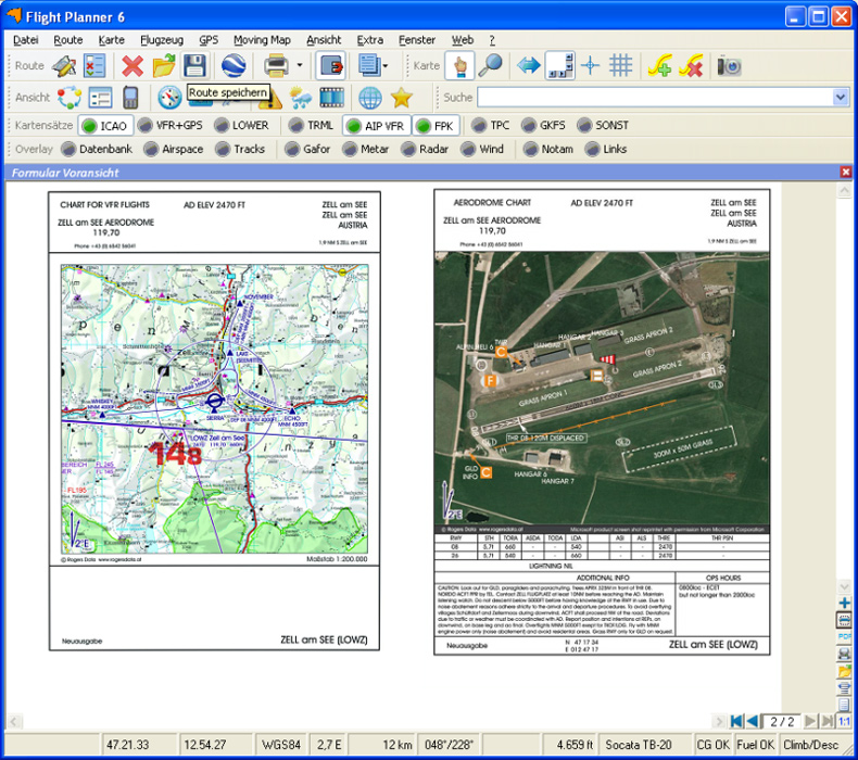 Visual approach charts for Flight Planner / Sky-Map | Siebert ...