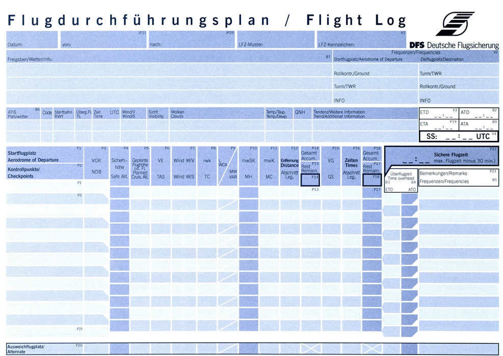 VFR Implementation Plan (DFS) | Siebert Luftfahrtbedarf