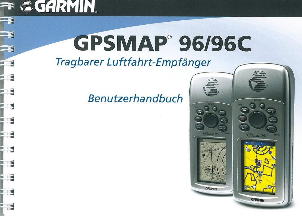Deutsche Handbücher für Garmin Handheld-GPS | Siebert Luftfahrtbedarf