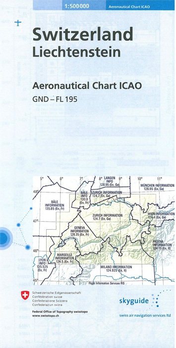ICAO chart Switzerland | Siebert Luftfahrtbedarf