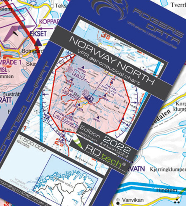 Rogers Data VFR charts Europe | Siebert Luftfahrtbedarf