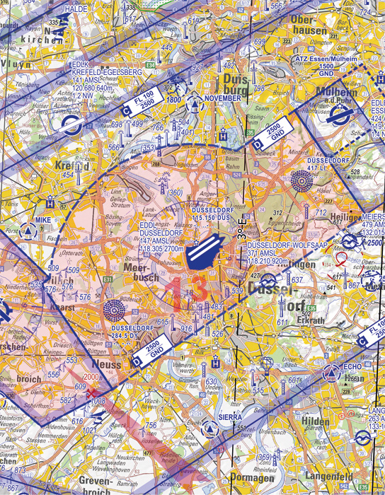 Aeronautical aera charts | Siebert Luftfahrtbedarf