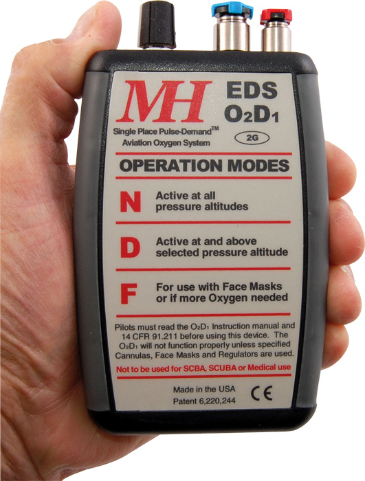 Electronic oxygen system EDS Mod. O2D1-2G - complete system | Siebert ...