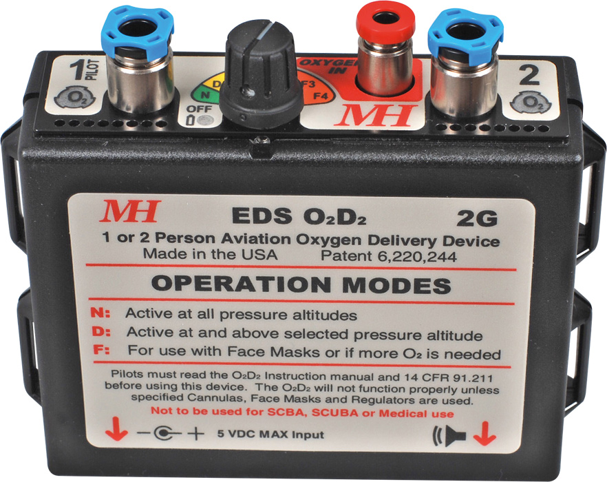 Electronic oxygen system EDS Mod. O2D2-2G - complete system | Siebert ...