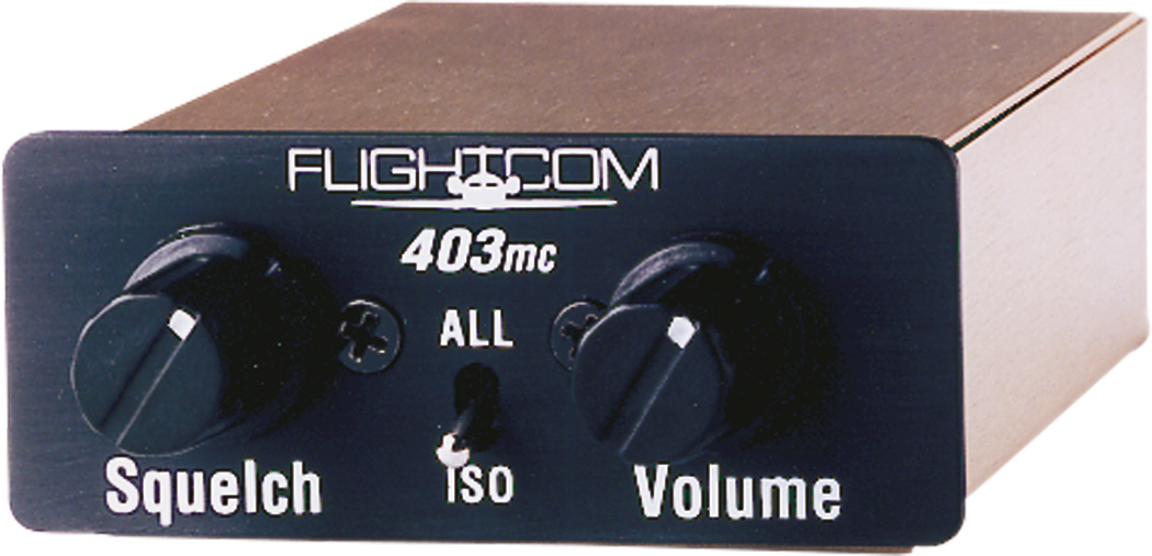 Mini-Intercom Flightcom 403 mc | Siebert Luftfahrtbedarf