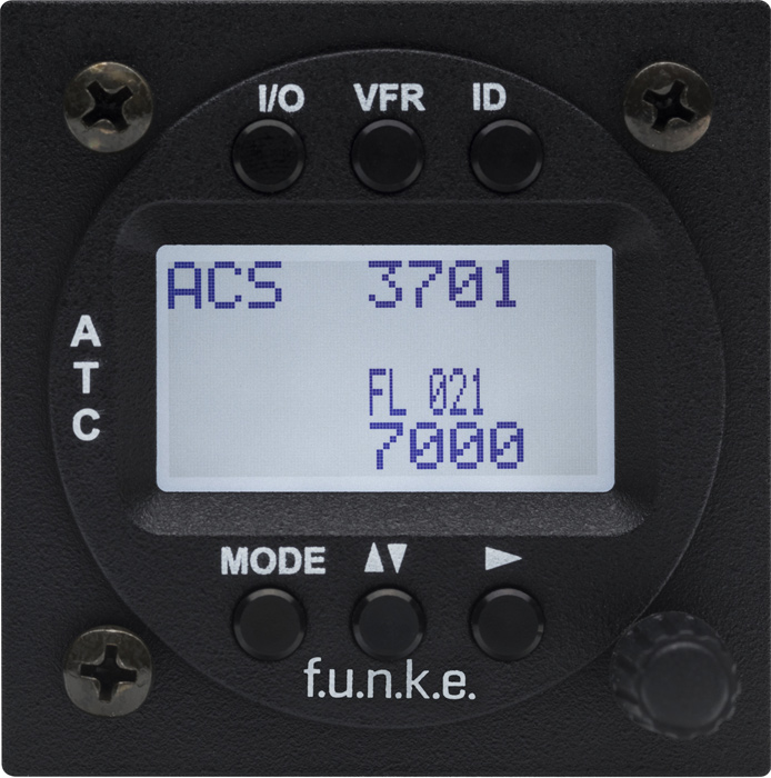 Mode-S Transponder f.u.n.k.e. TRT 800 H-LCD | Siebert Luftfahrtbedarf