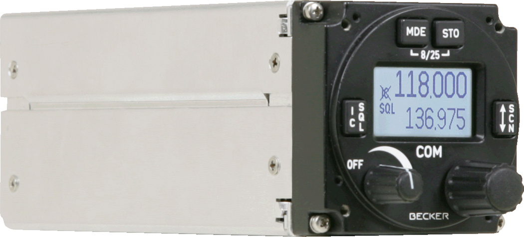 Aircraft radio Becker AR 6211-(022), 6W | Siebert Luftfahrtbedarf
