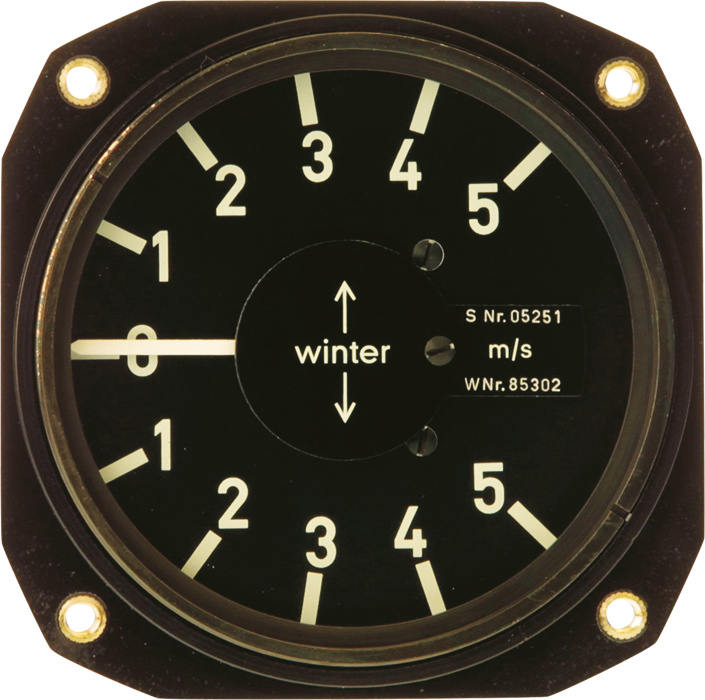 Winter Stauscheiben-Variometer - Gehäuse Ø 80 mm | Siebert Luftfahrtbedarf